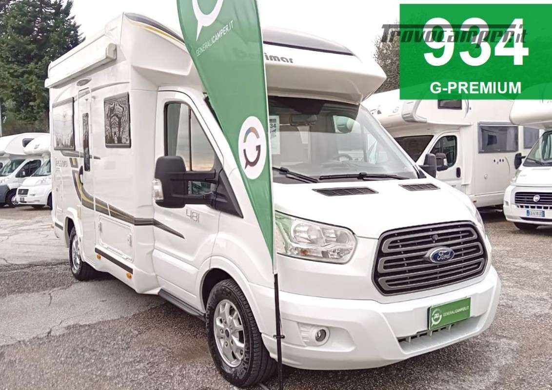 CAMPER BENIMAR FORD SEMINTEGRALE BASCULANTE CLIMATIZZATORE GANCIO ...